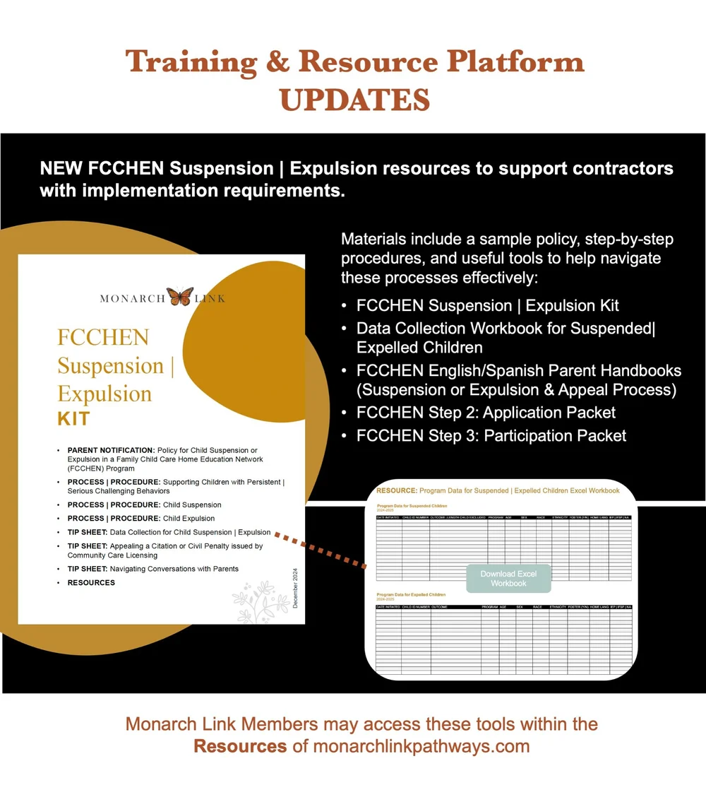 PLATFORM UPDATES — Monarch Link Pathways