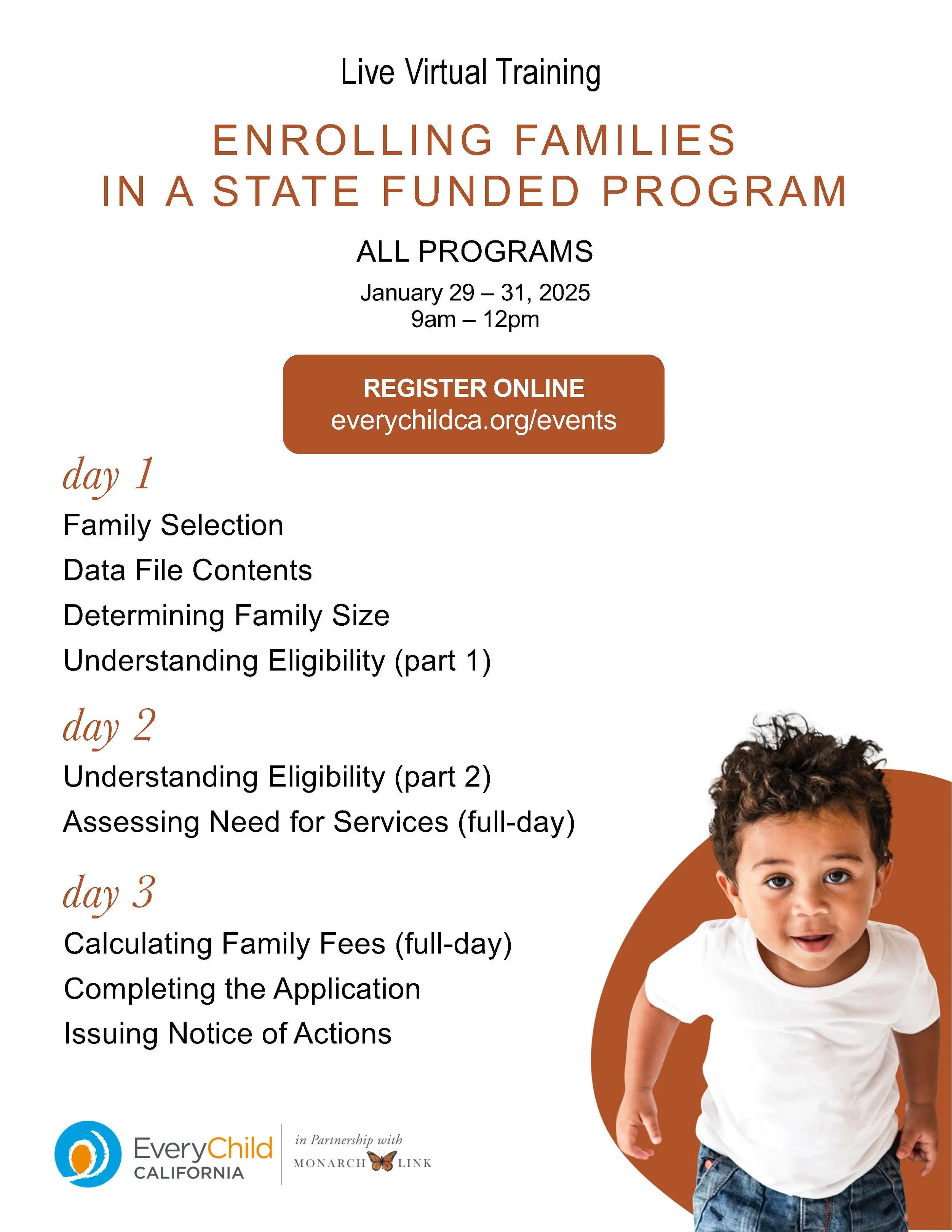 LIVE TRAININGS — Monarch Link Pathways