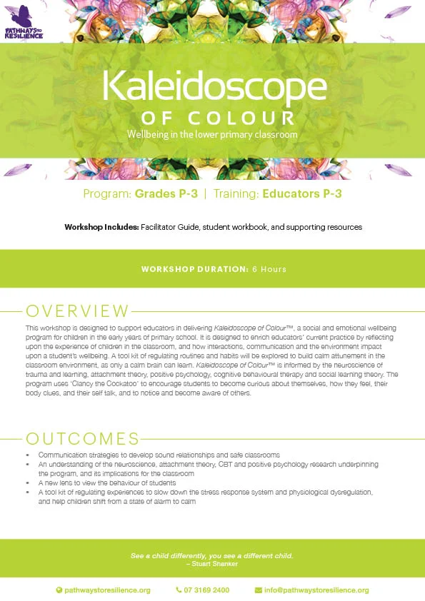 Primary School Pathway — Pathways to Resilience