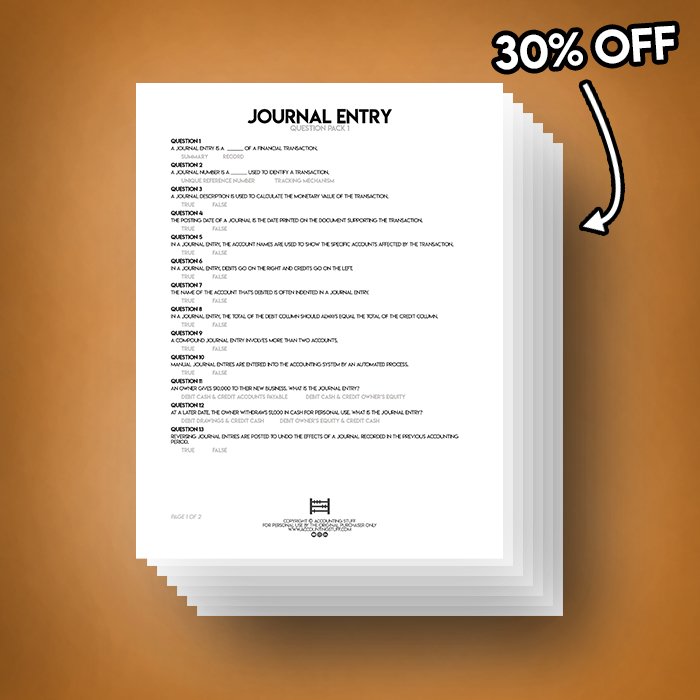 Journal Entry Practice Quiz — Accounting Stuff