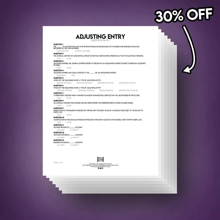 Accounting Practice Questions — Accounting Stuff