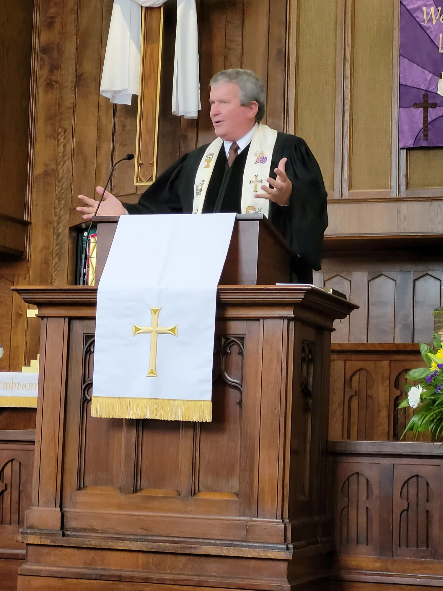 Preaching In Church