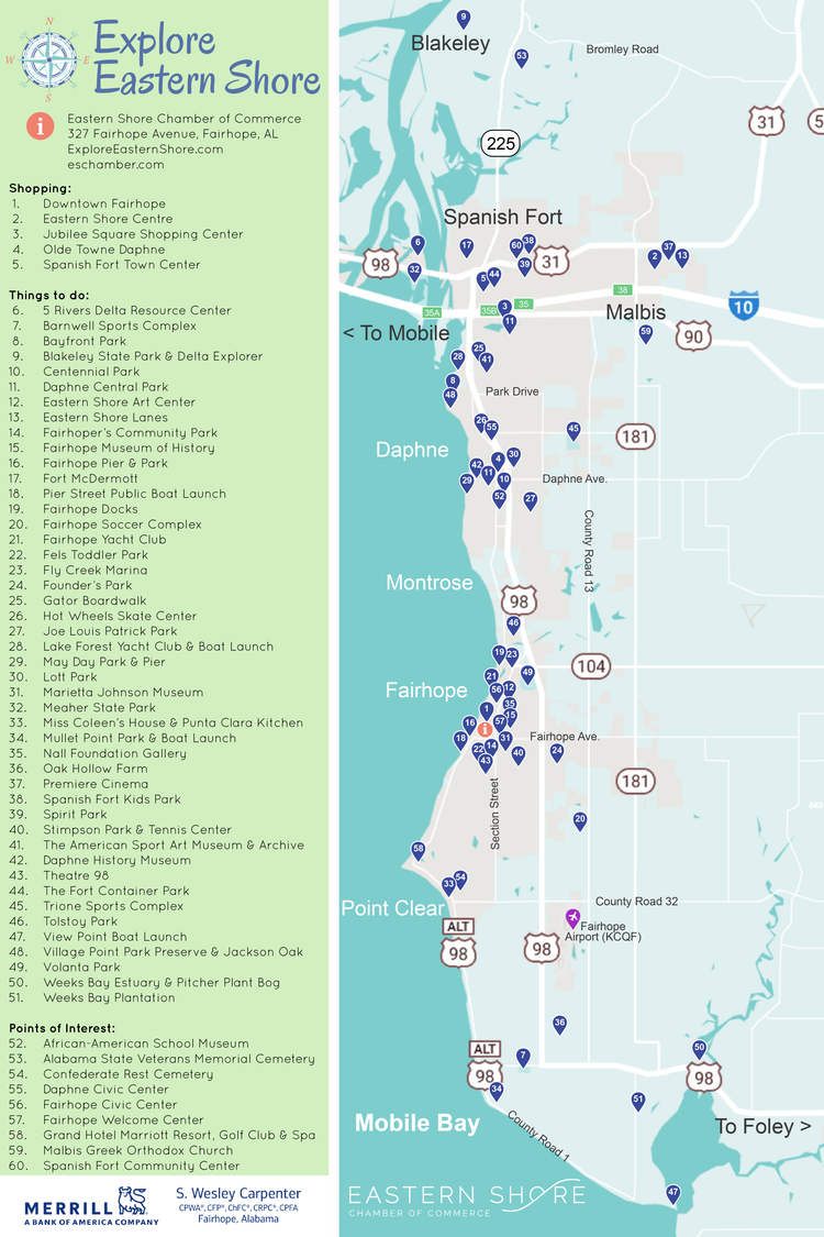 Attractions Map — Explore Eastern Shore