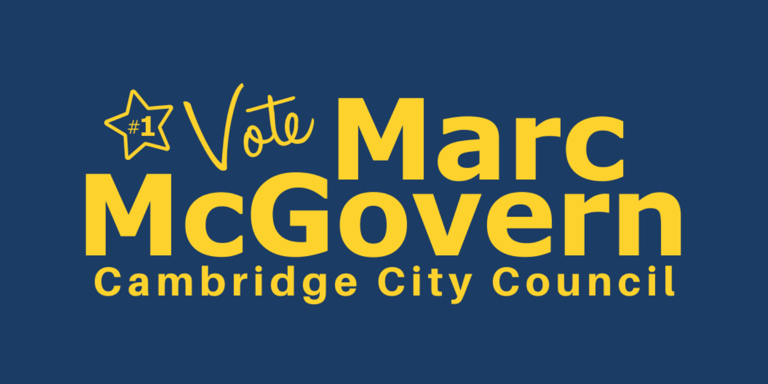 Policy — Marc McGovern for Cambridge