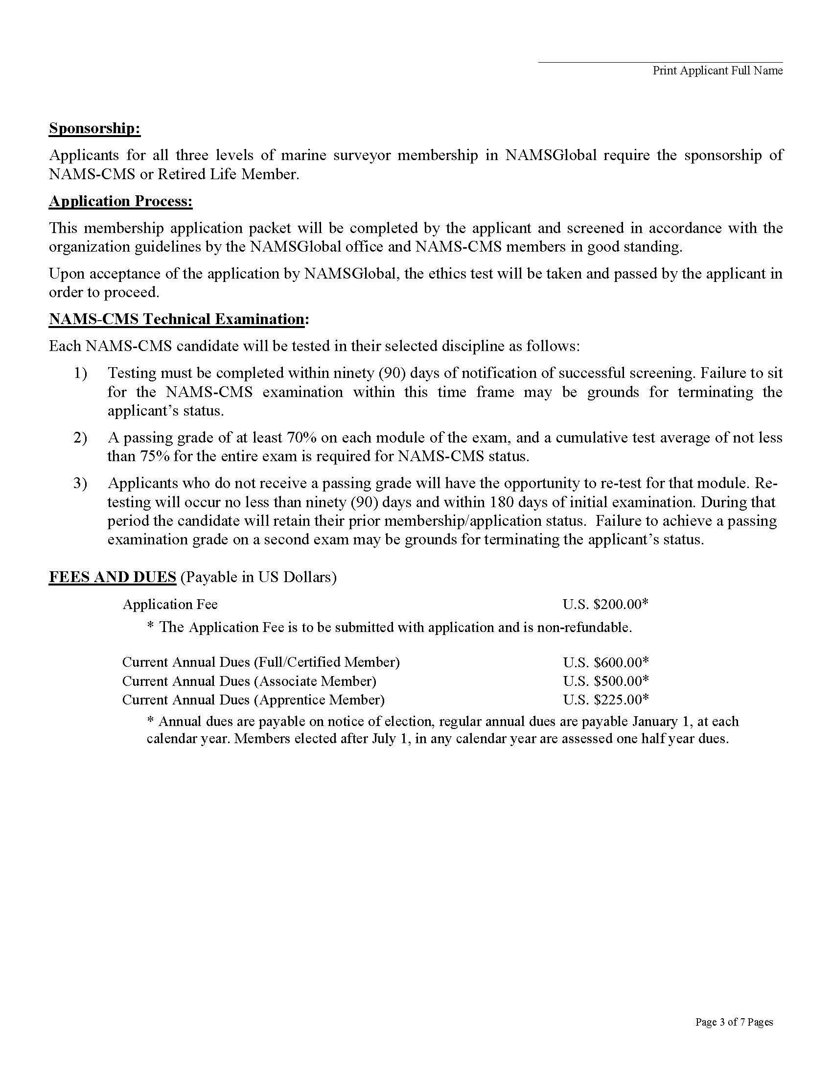 Membership Application Form — NAMSGlobal | An International Association ...