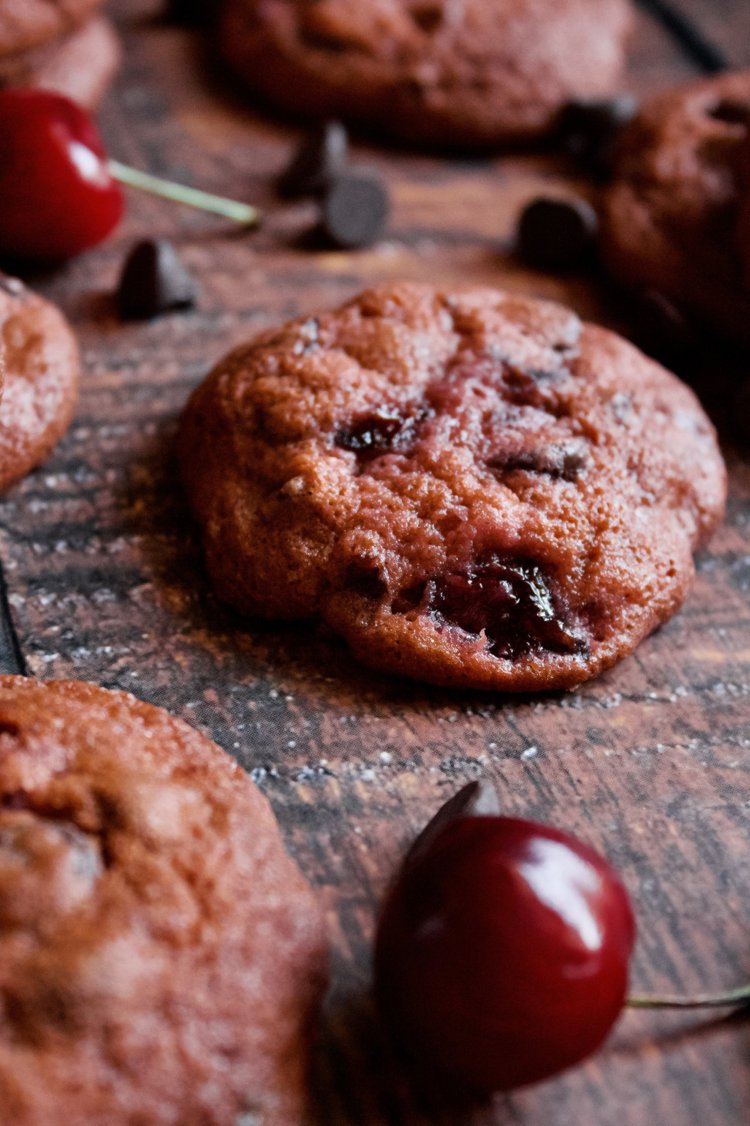 Cherry Chocolate Chip Cookies — Poetry & Pies