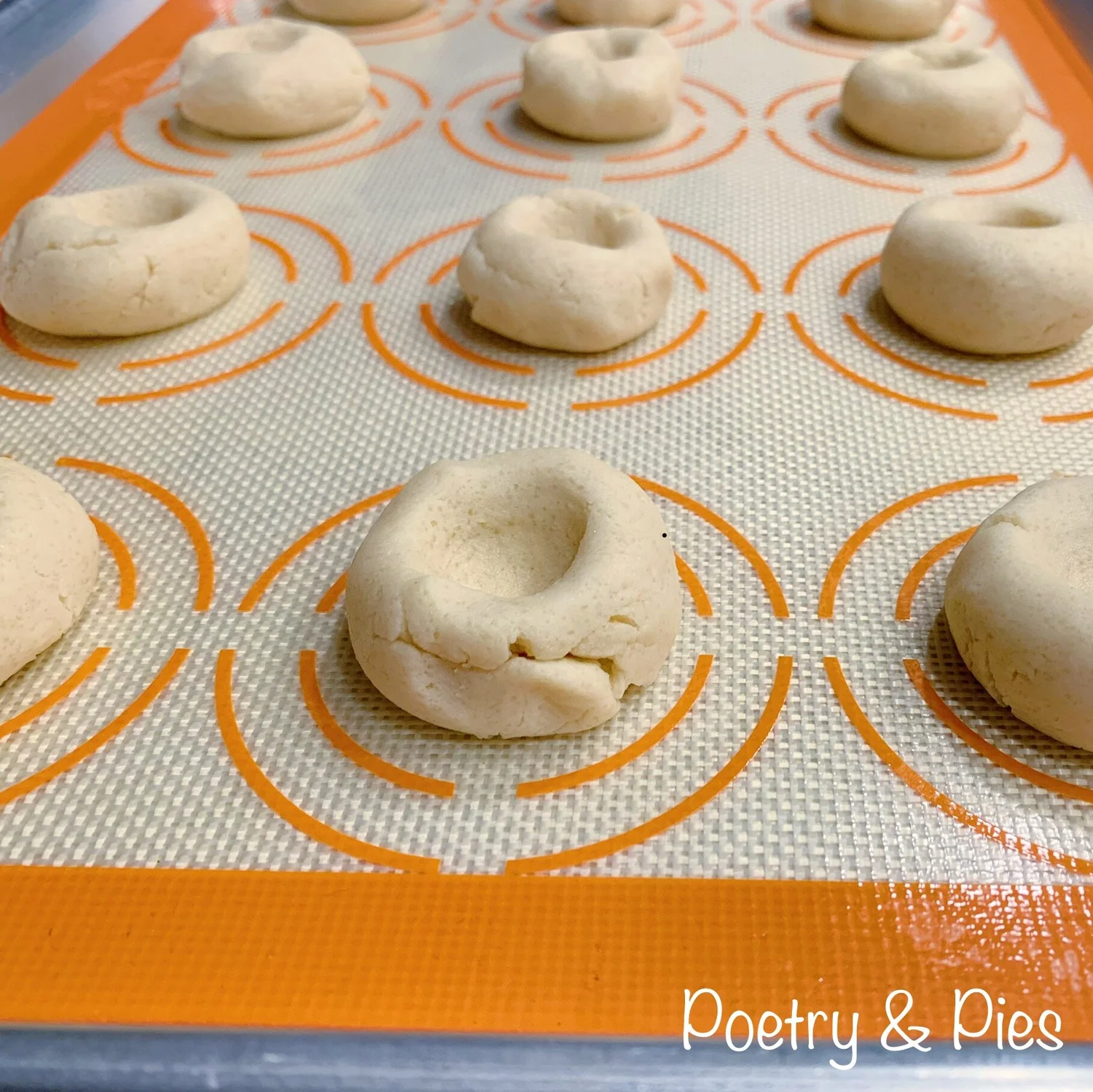 "Italian Wedding" Raspberry Cookies — Poetry & Pies