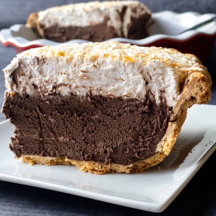 Chocolate Coconut Mousse Pie — Poetry & Pies