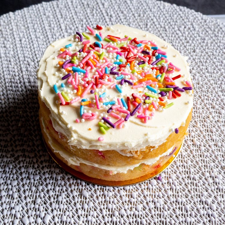 Confetti Sprinkle Cake — Poetry & Pies