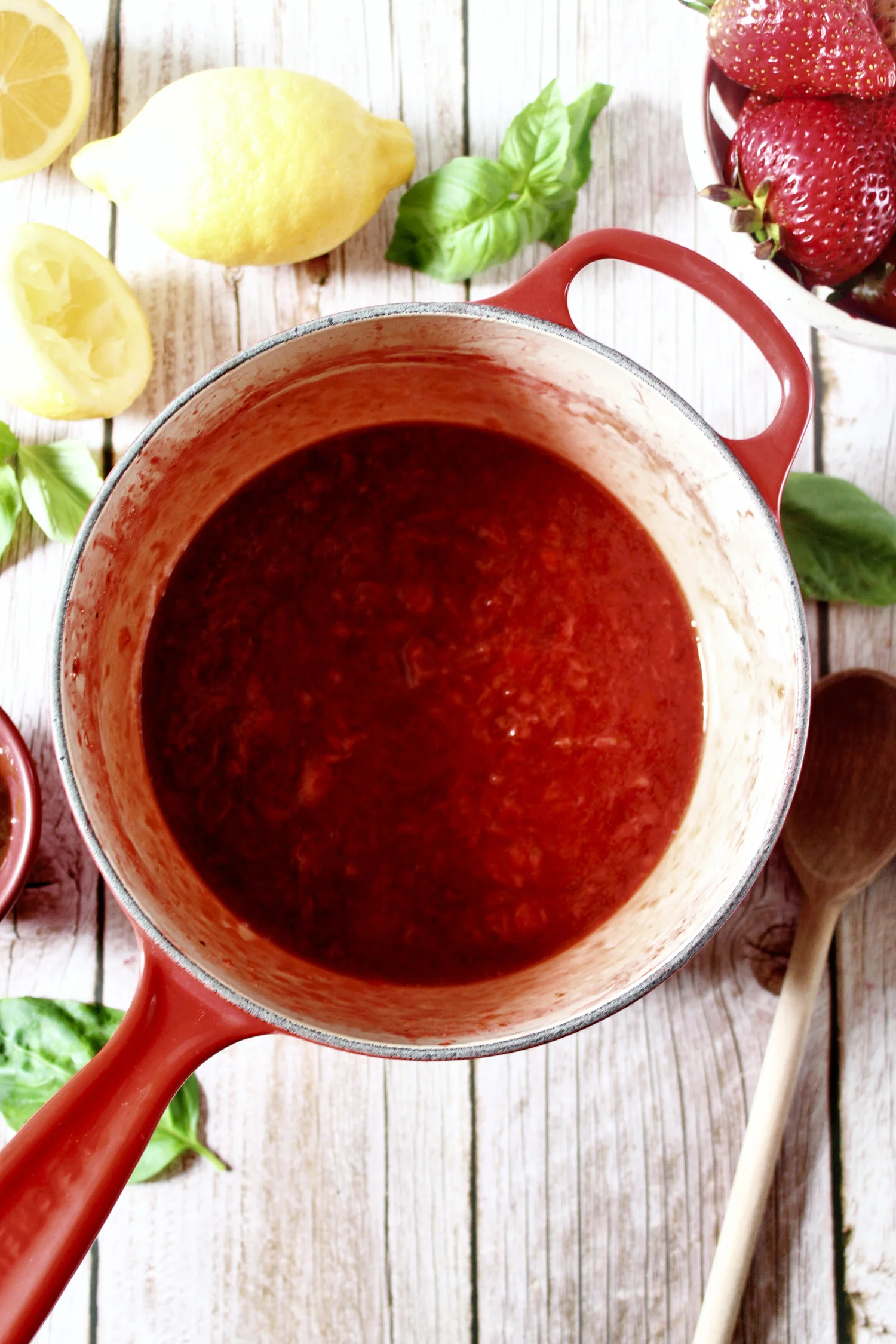 Strawberry Basil Compote — Poetry & Pies