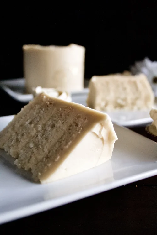 Double Vanilla Cake with Edible Gold Accents — Poetry & Pies