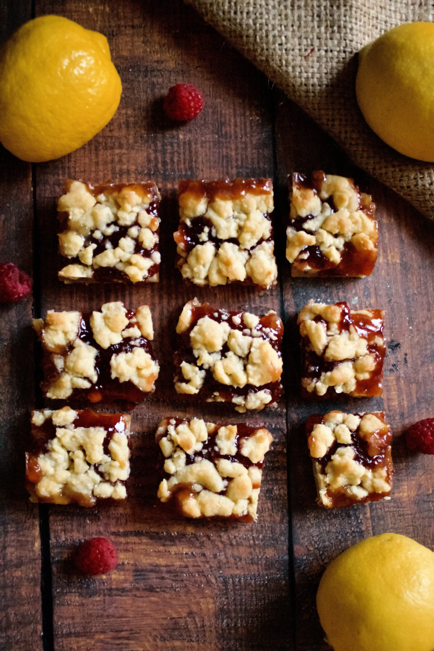 Lemon Raspberry Crumble Bars — Poetry & Pies