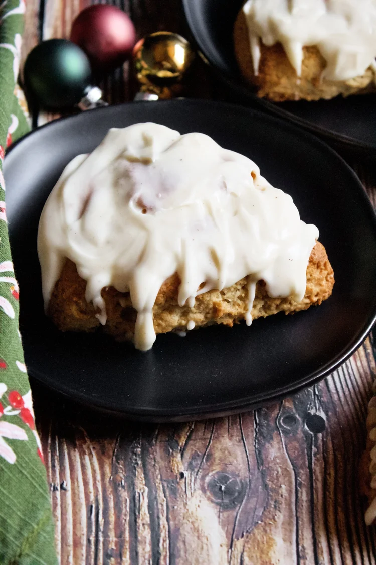 Eggnog Scones — Poetry & Pies