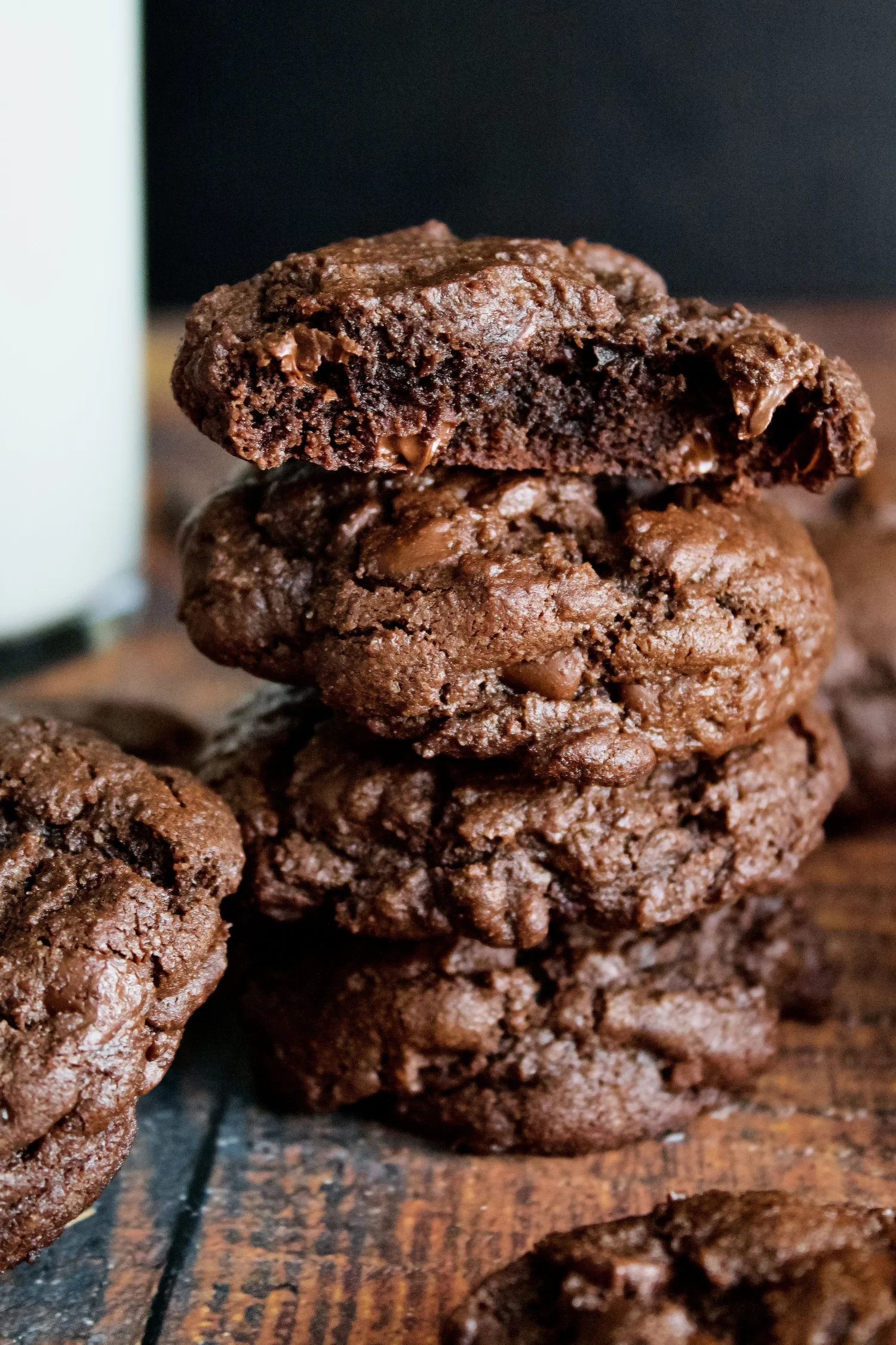 Giant Double Chocolate Cookies — Poetry & Pies