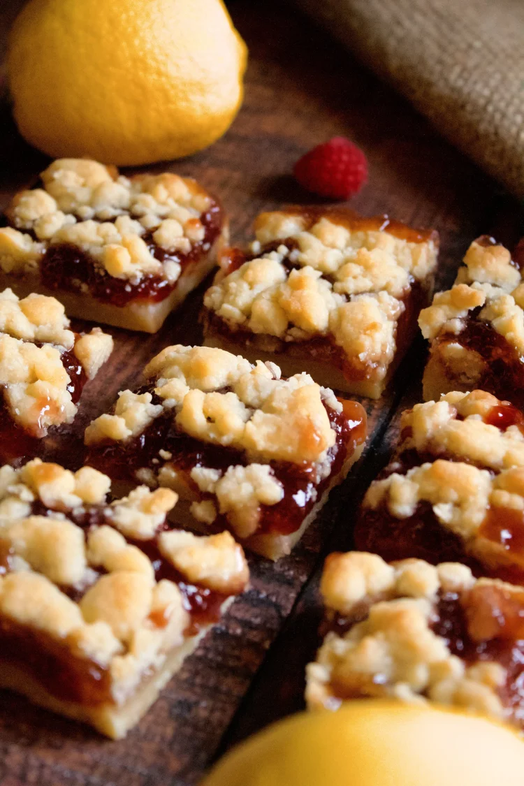 Lemon Raspberry Crumble Bars — Poetry & Pies