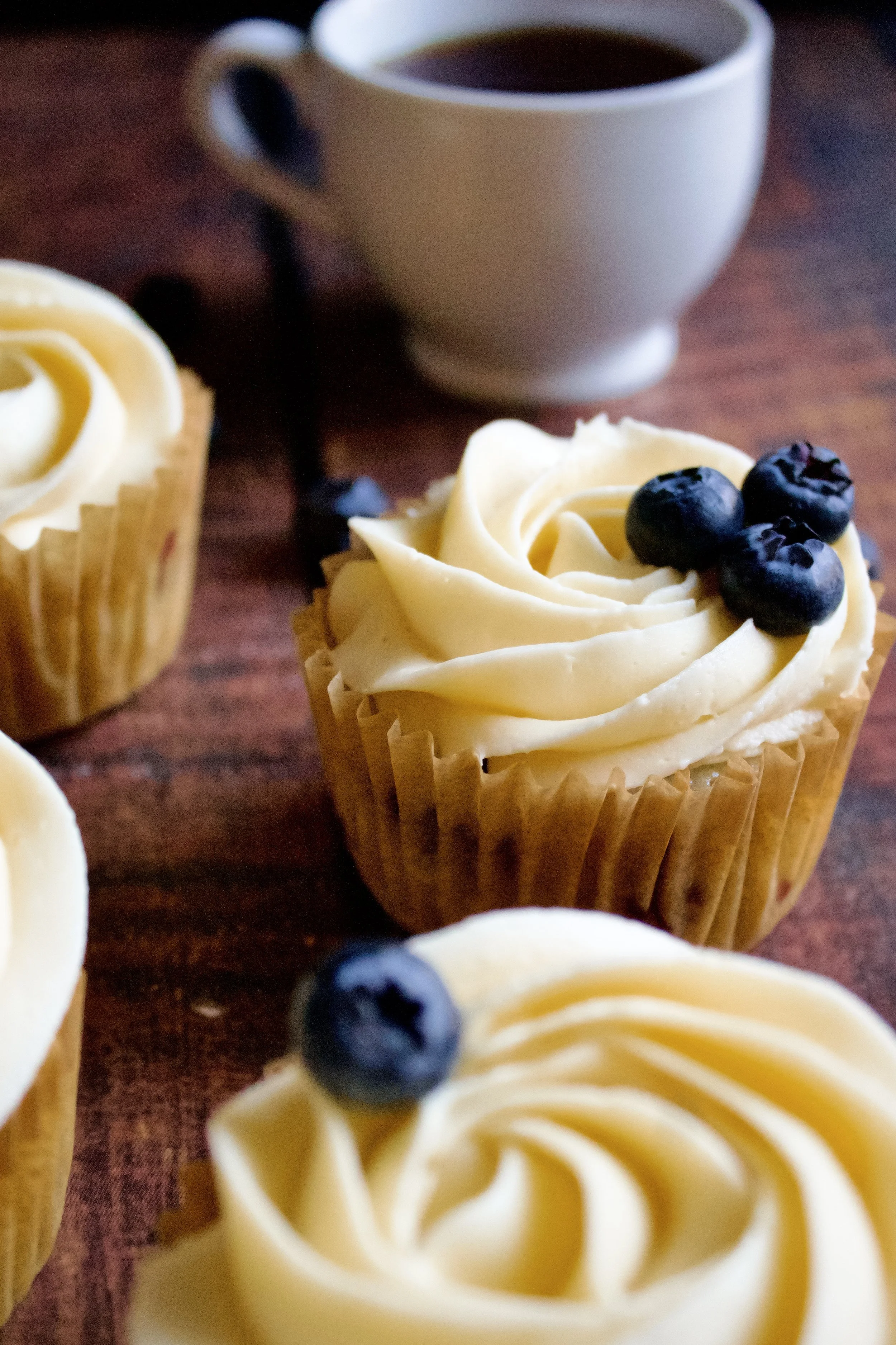 Blueberry Pancake Cupcakes — Poetry & Pies