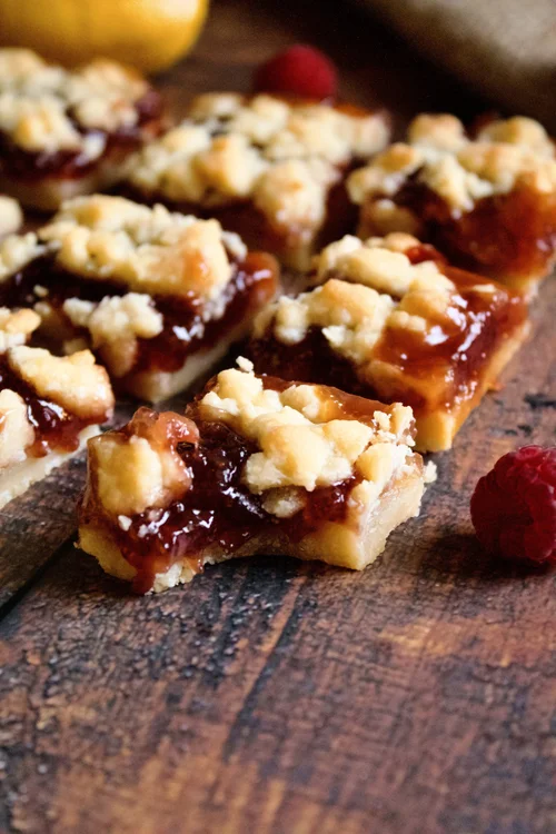 Lemon Raspberry Crumble Bars — Poetry & Pies