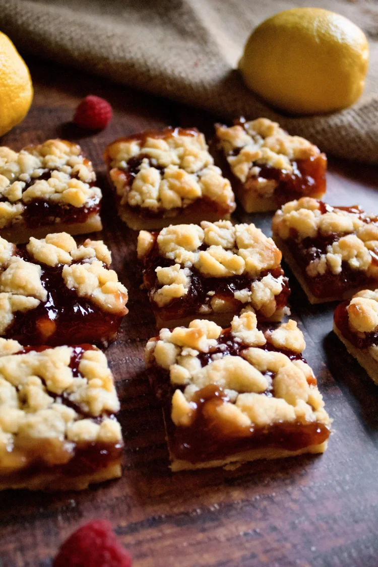 Lemon Raspberry Crumble Bars — Poetry & Pies