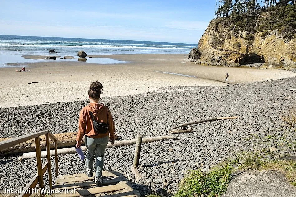 Hug Point Waterfall and Sea Caves: How To Get There, Timing The Tide ...