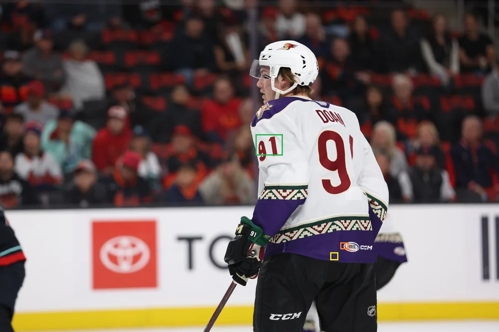 Josh Doan 2022-2023 Tucson Roadrunners Alternate Set Game Worn Jersey ...