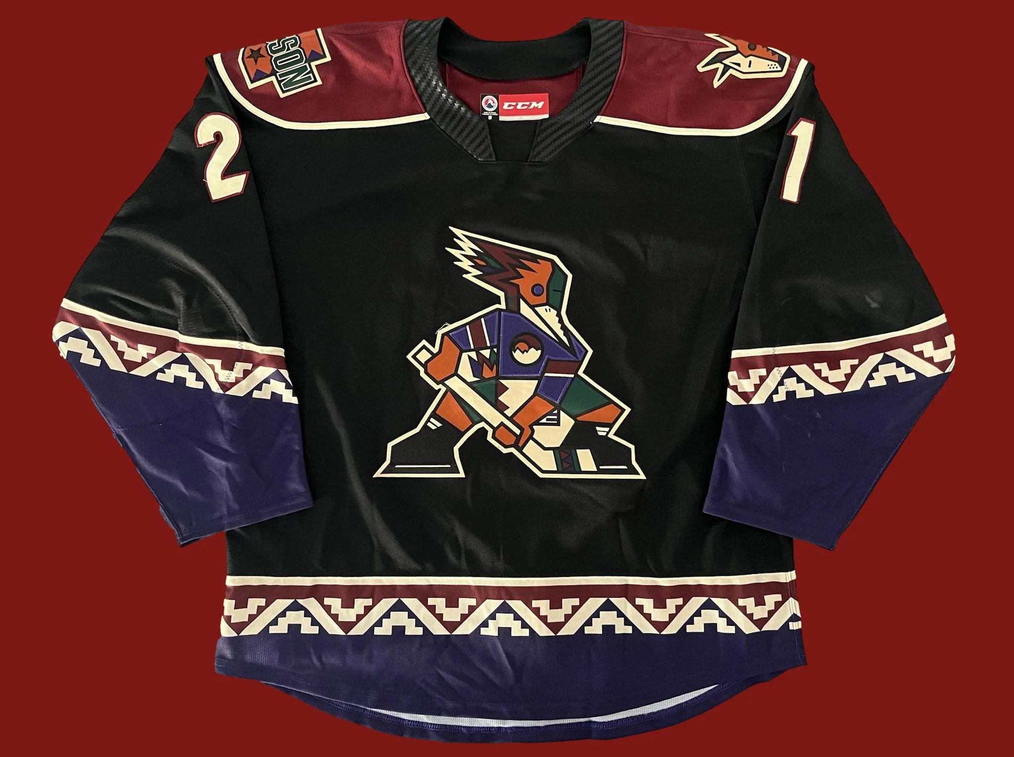 Tucson Roadrunners Game Worn Jerseys — Desert Hockey Threads