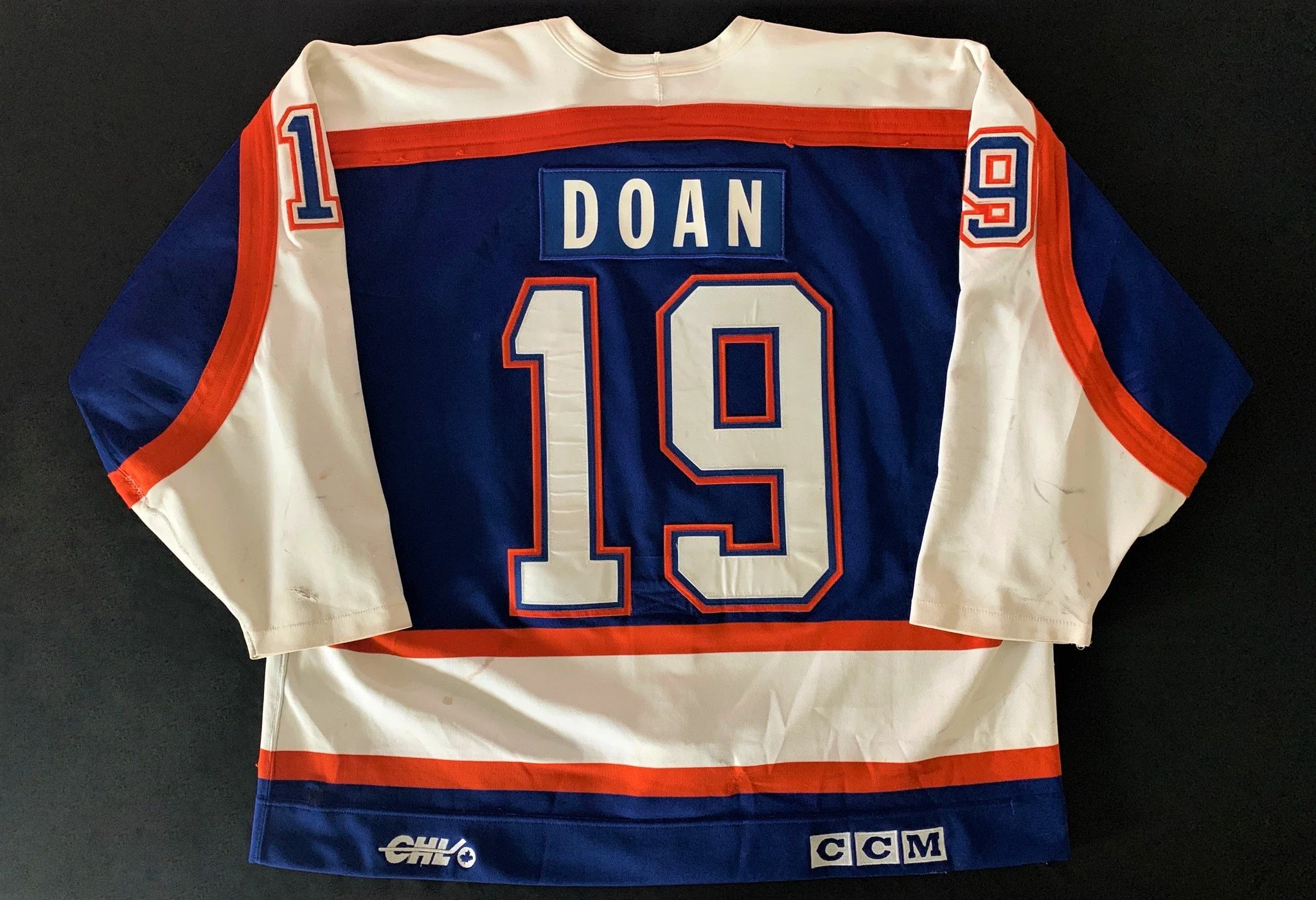 Shane Doan 1993-1994 Kamloops Blazers Blue Set Game Worn Jersey ...