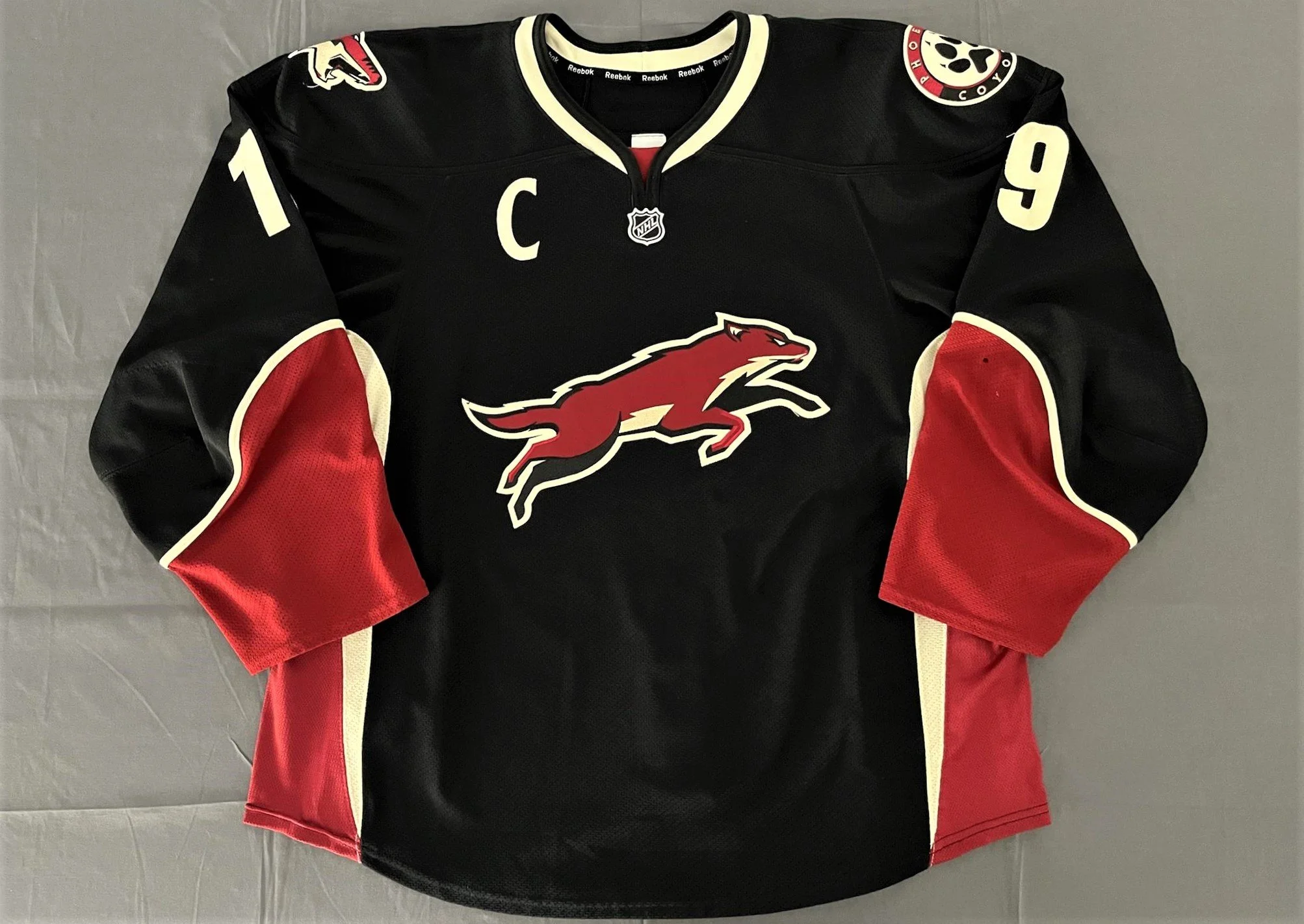 Shane Doan 2011-2012 Phoenix Coyotes Alternate Set Game Worn Jersey ...