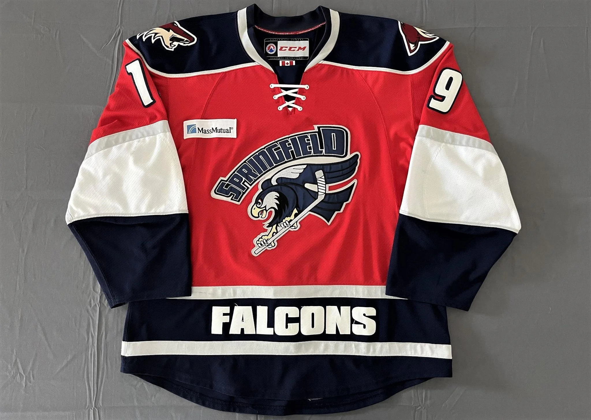 Michael Bunting 2015-2016 Springfield Falcons Alternate Set Game Worn ...