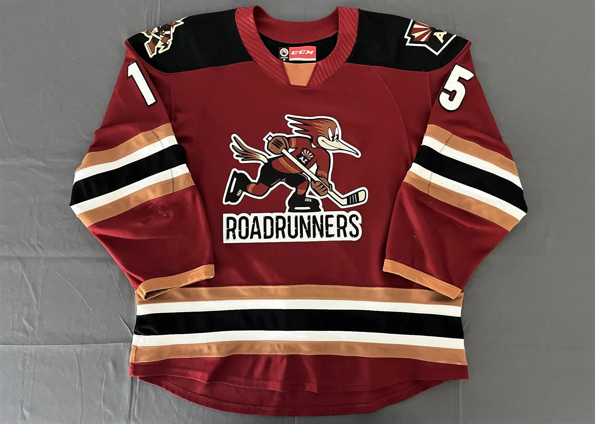 Boko Imama 2022-2023 Tucson Roadrunners Red Set Game Worn Jersey ...