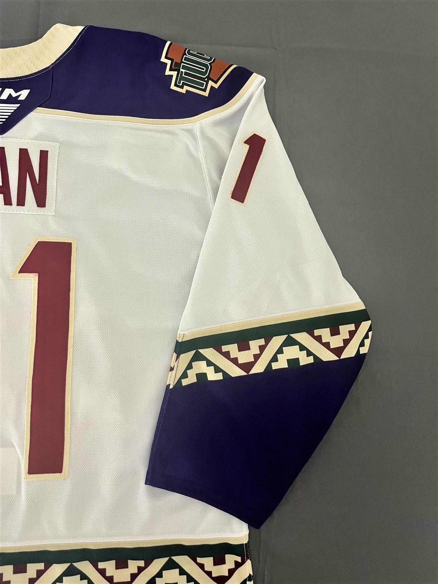 Josh Doan 2022-2023 Tucson Roadrunners Alternate Set Game Worn Jersey ...