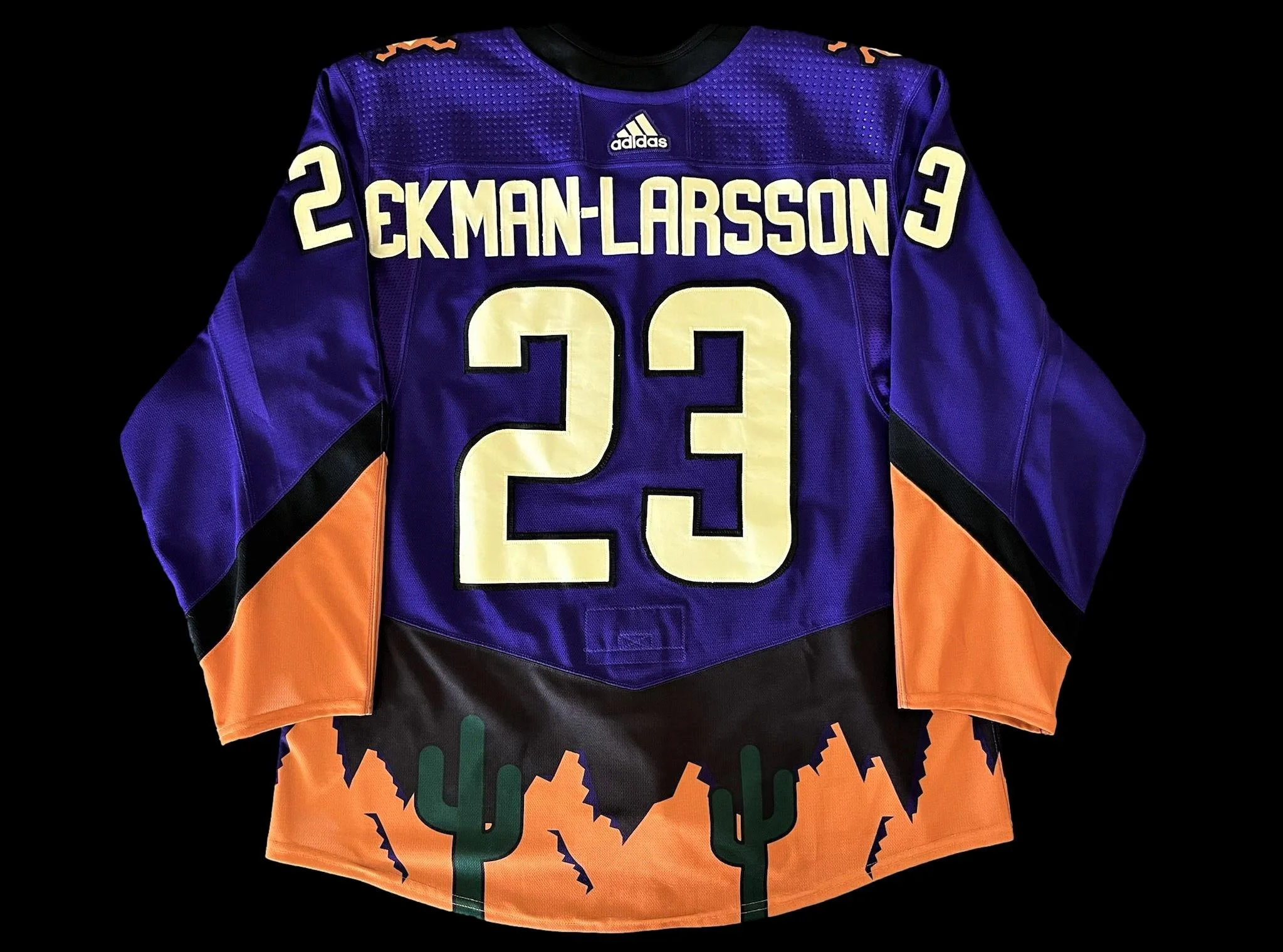 Oliver Ekman-Larsson 2020-2021 Arizona Coyotes Reverse Retro Set Game ...