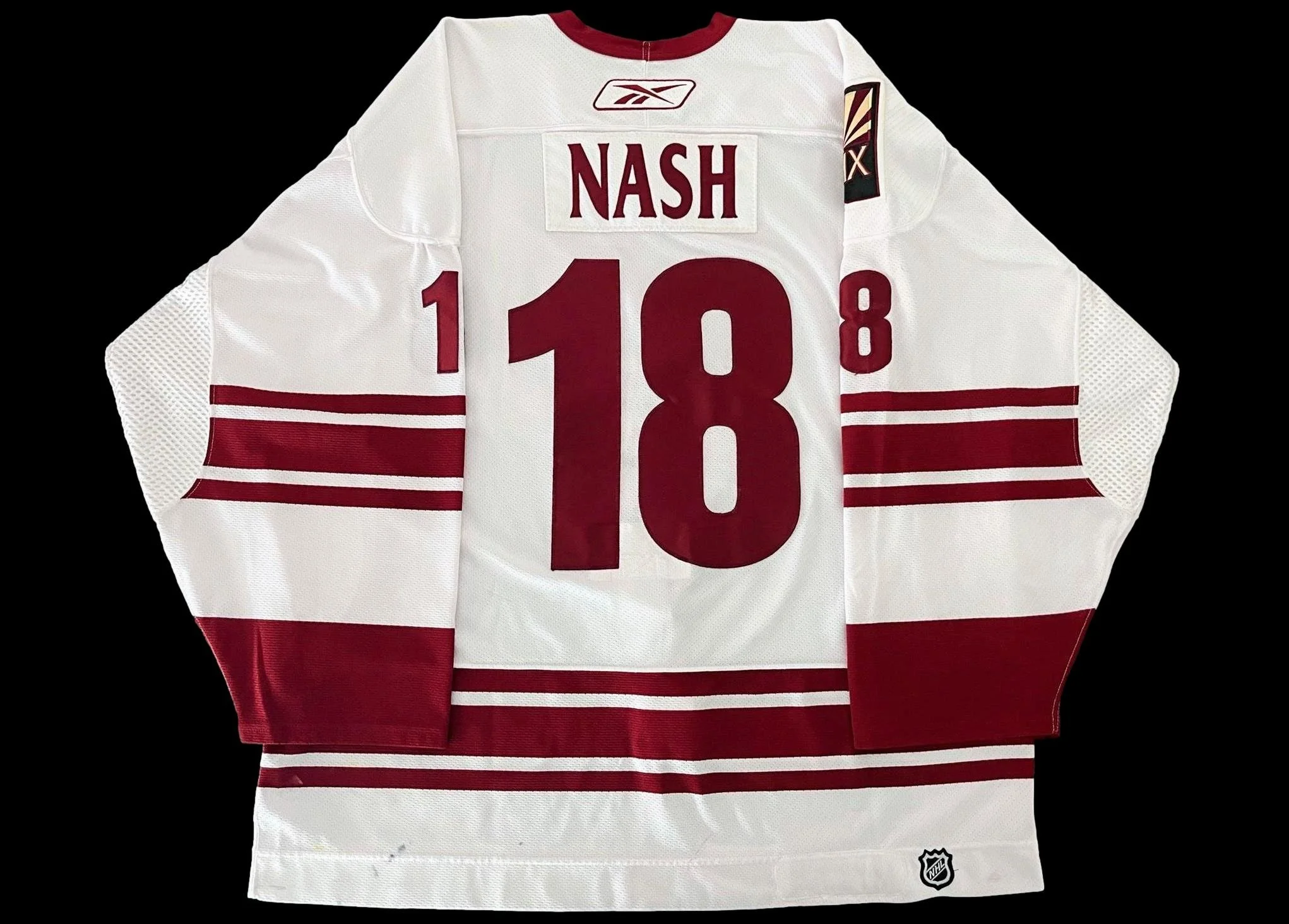 Tyson Nash 2005-2006 Phoenix Coyotes White Set 1 Game Worn Jersey ...