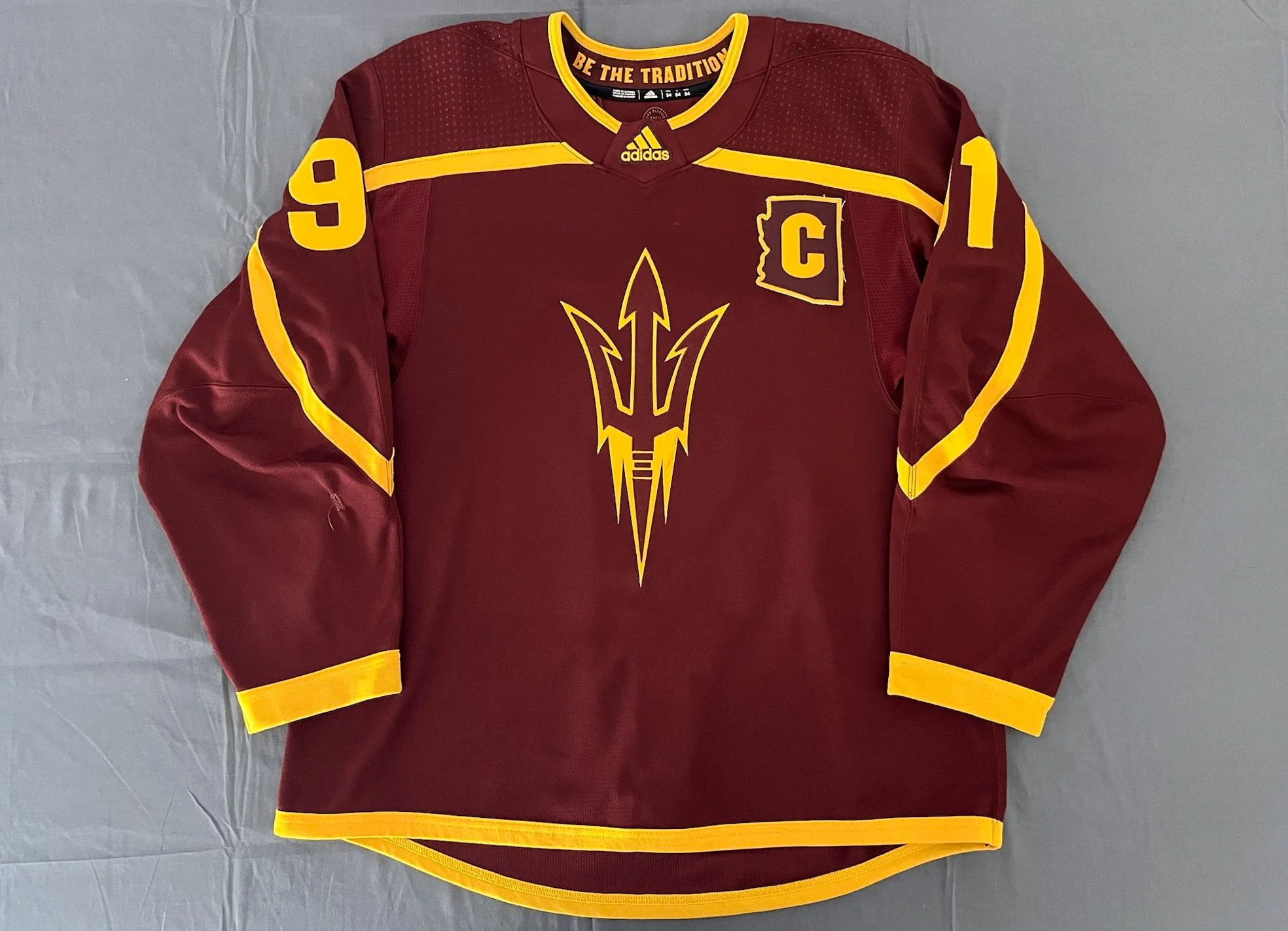 Josh Doan 2021-2022 & 2022-2023 Arizona State Sun Devils Hockey Maroon ...