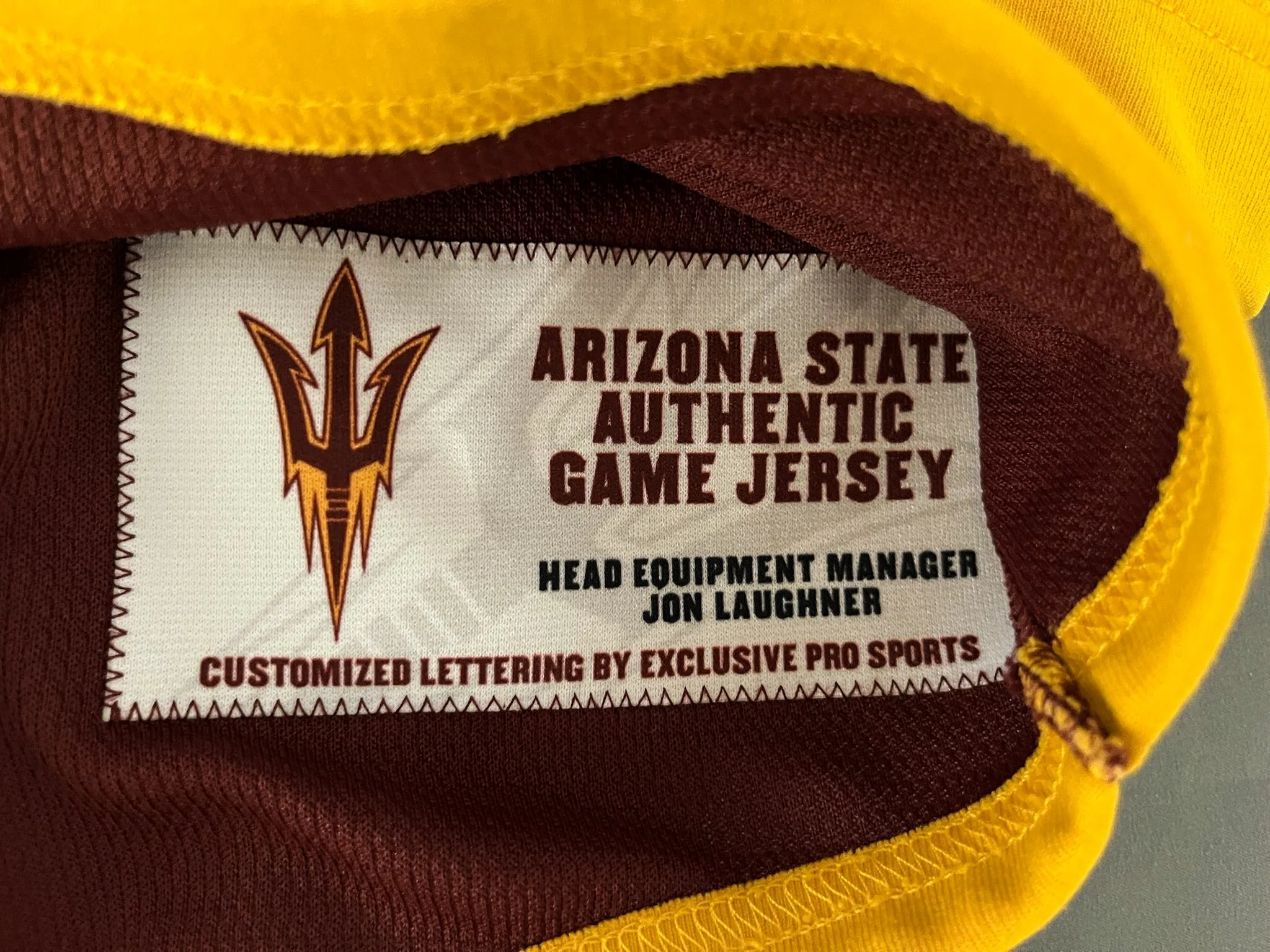 Josh Doan 2021-2022 & 2022-2023 Arizona State Sun Devils Hockey Maroon ...