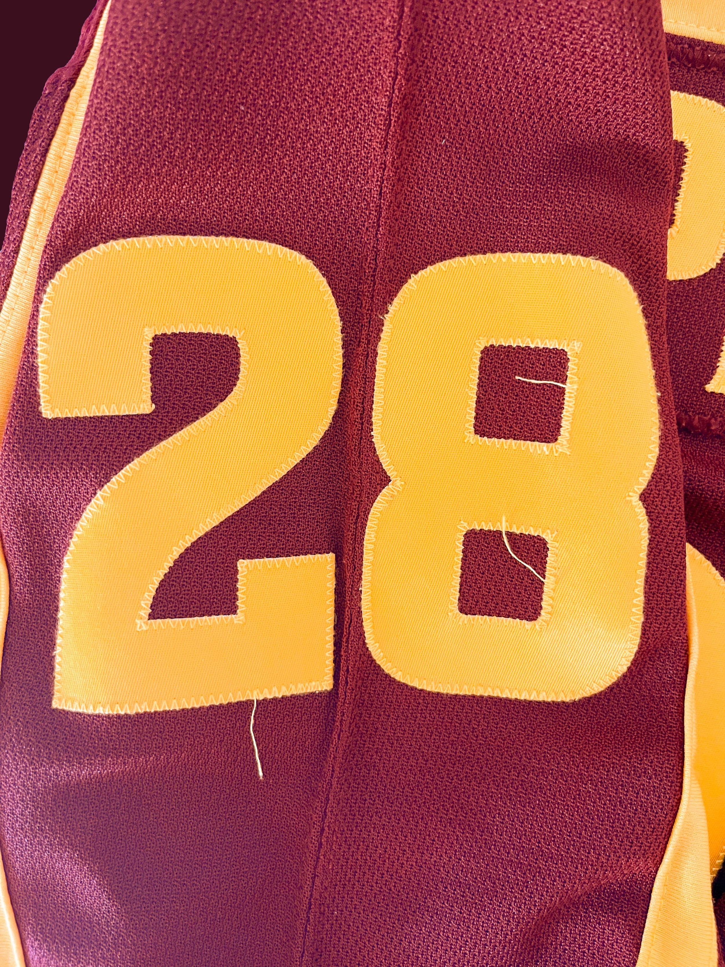 Matthew Kopperud 2021-2023 Arizona State Sun Devils Hockey Maroon Set Game Worn Jersey — Desert ...