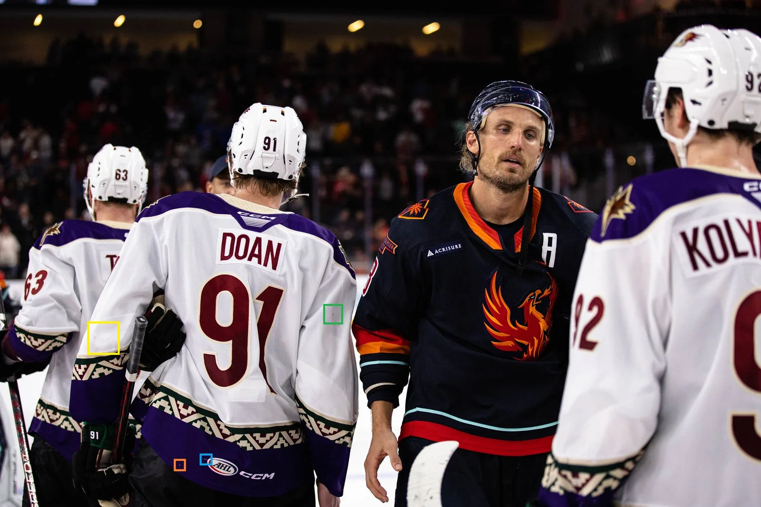 Josh Doan 2022-2023 Tucson Roadrunners Alternate Set Game Worn Jersey ...