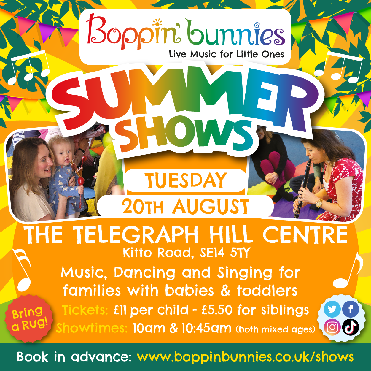 Boppin' Bunnies | Music Shows in South East London — Boppin' Bunnies