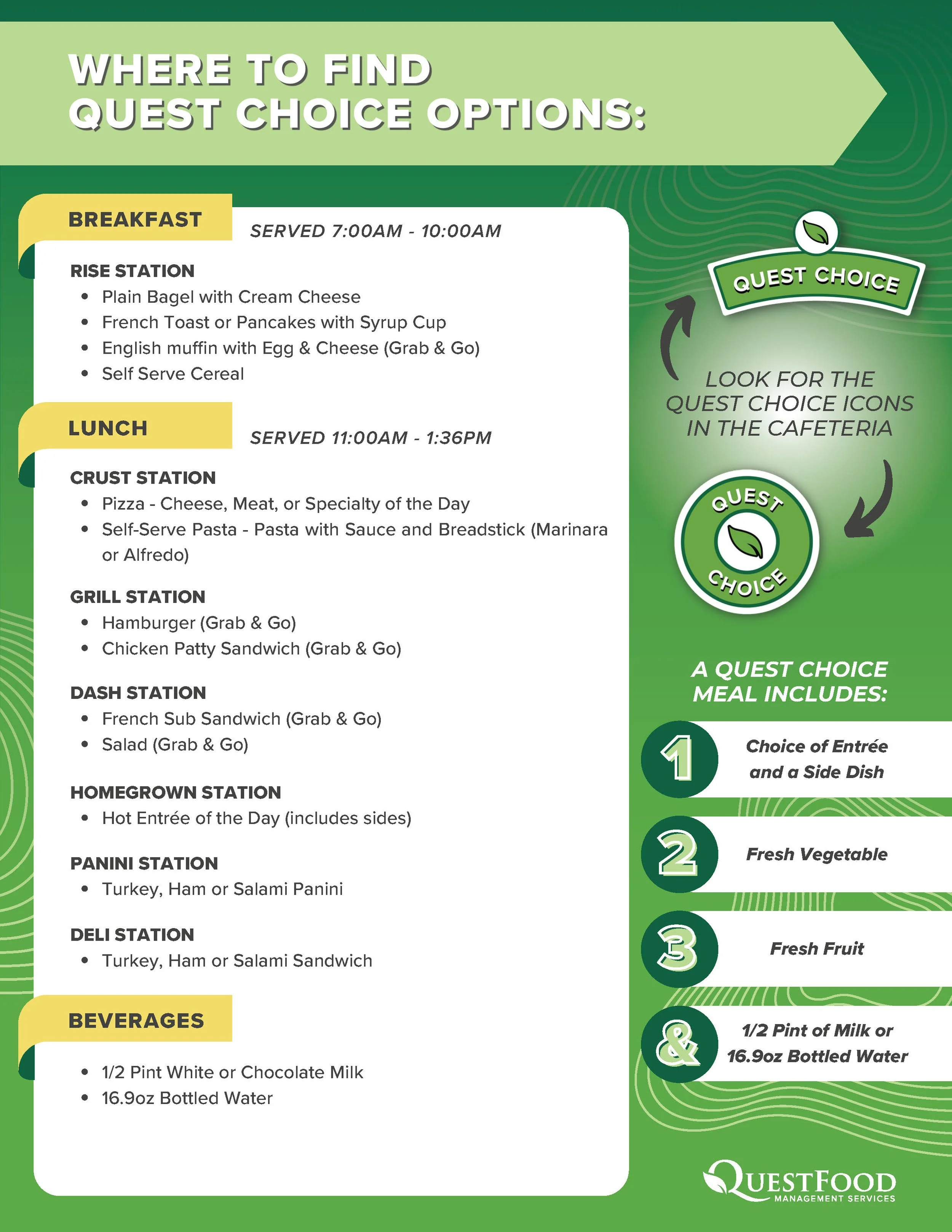 Quest Choice — Glenbrook 225 Dining