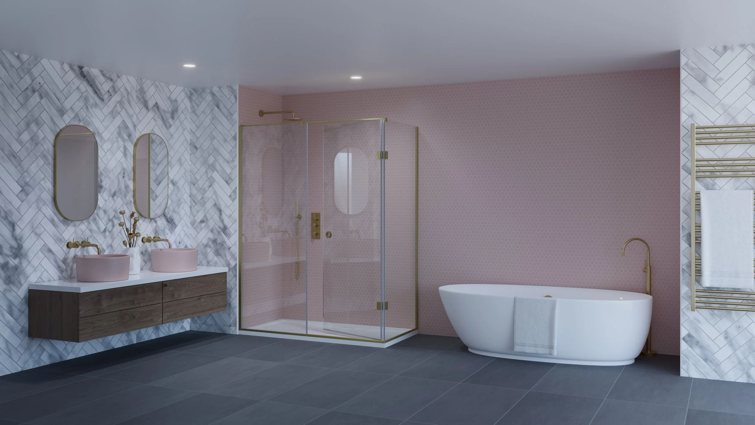 Corner Shower Spaces — The Shower Lab