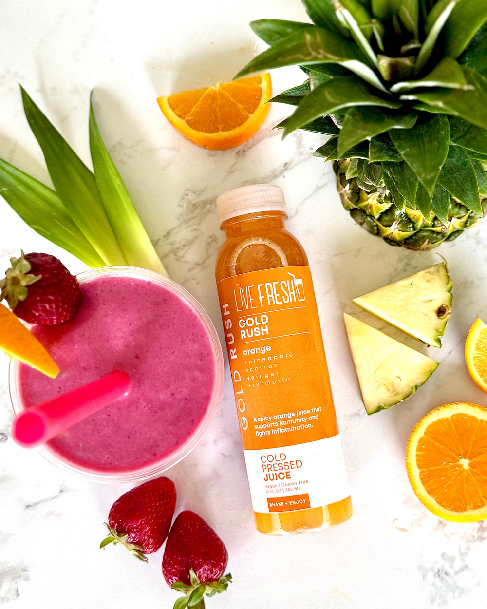 Live Fresh Cold Pressed Juice + Smoothie Bar