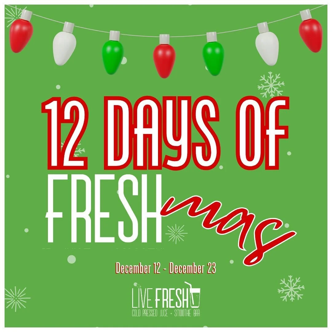 Live Fresh Cold Pressed Juice + Smoothie Bar