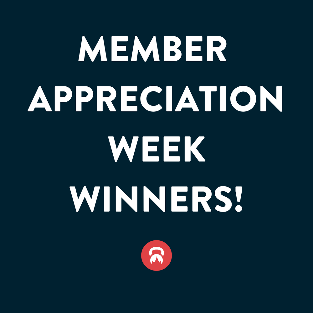 Member Appreciation Week: Raffle Winners! — Fuelhouse Gym