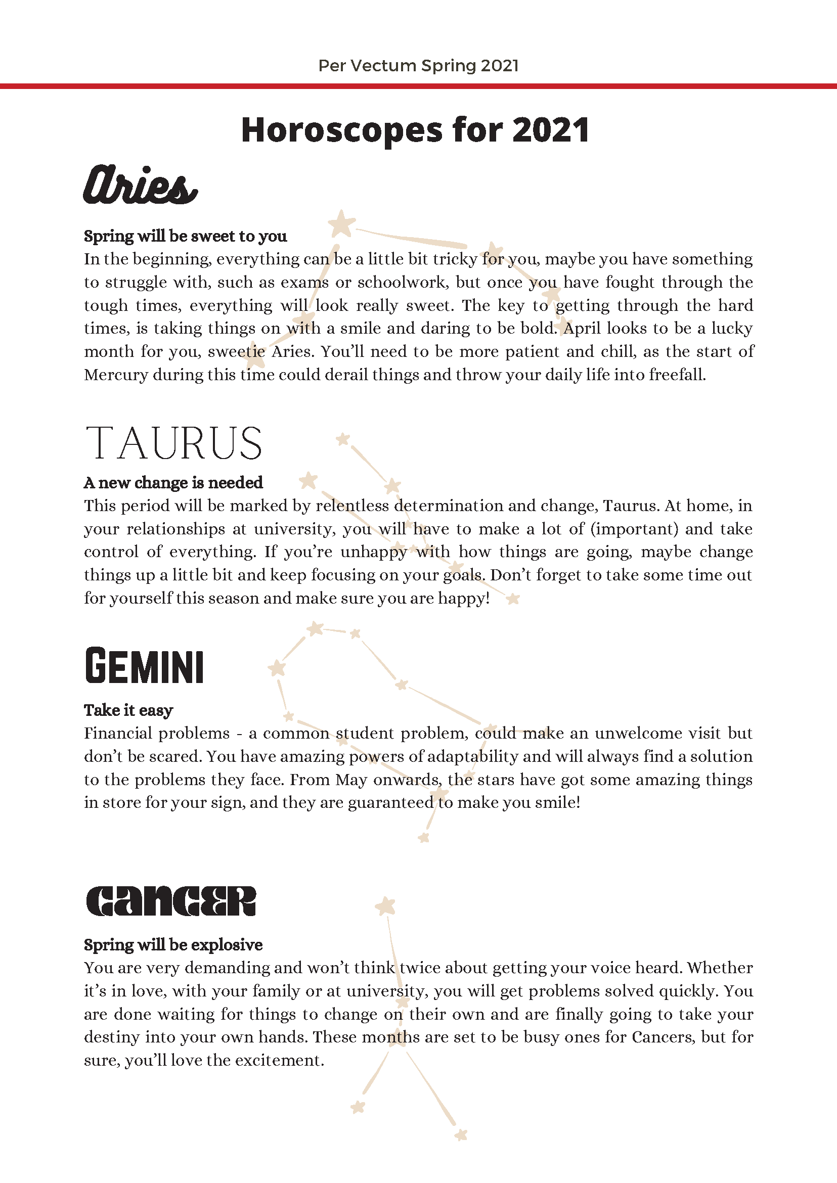 Spring Edition — Vectum