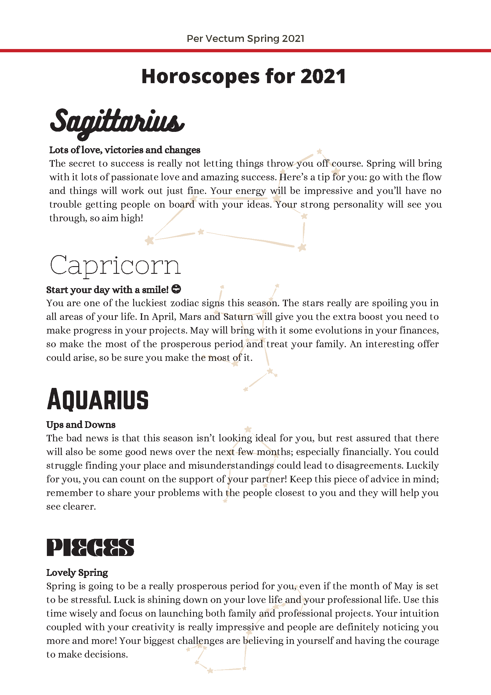 Spring Edition — Vectum