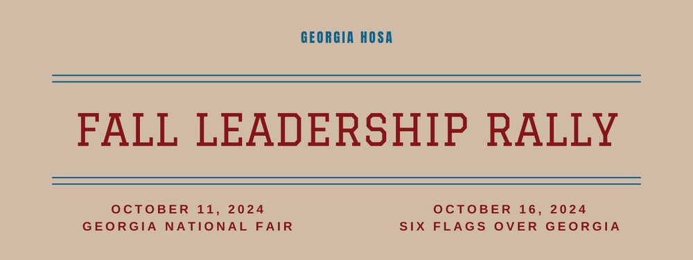 Fall Rally — Georgia HOSA