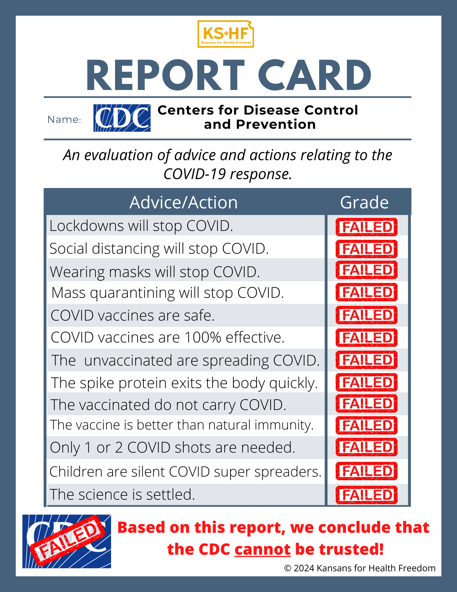 Educational Handouts — Kansans for Health Freedom