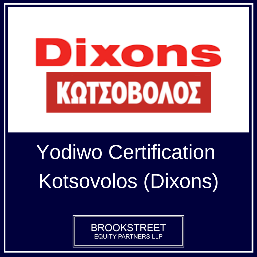 Brookstreet Portfolio: Yodiwo Certification for Kotsovolos ...