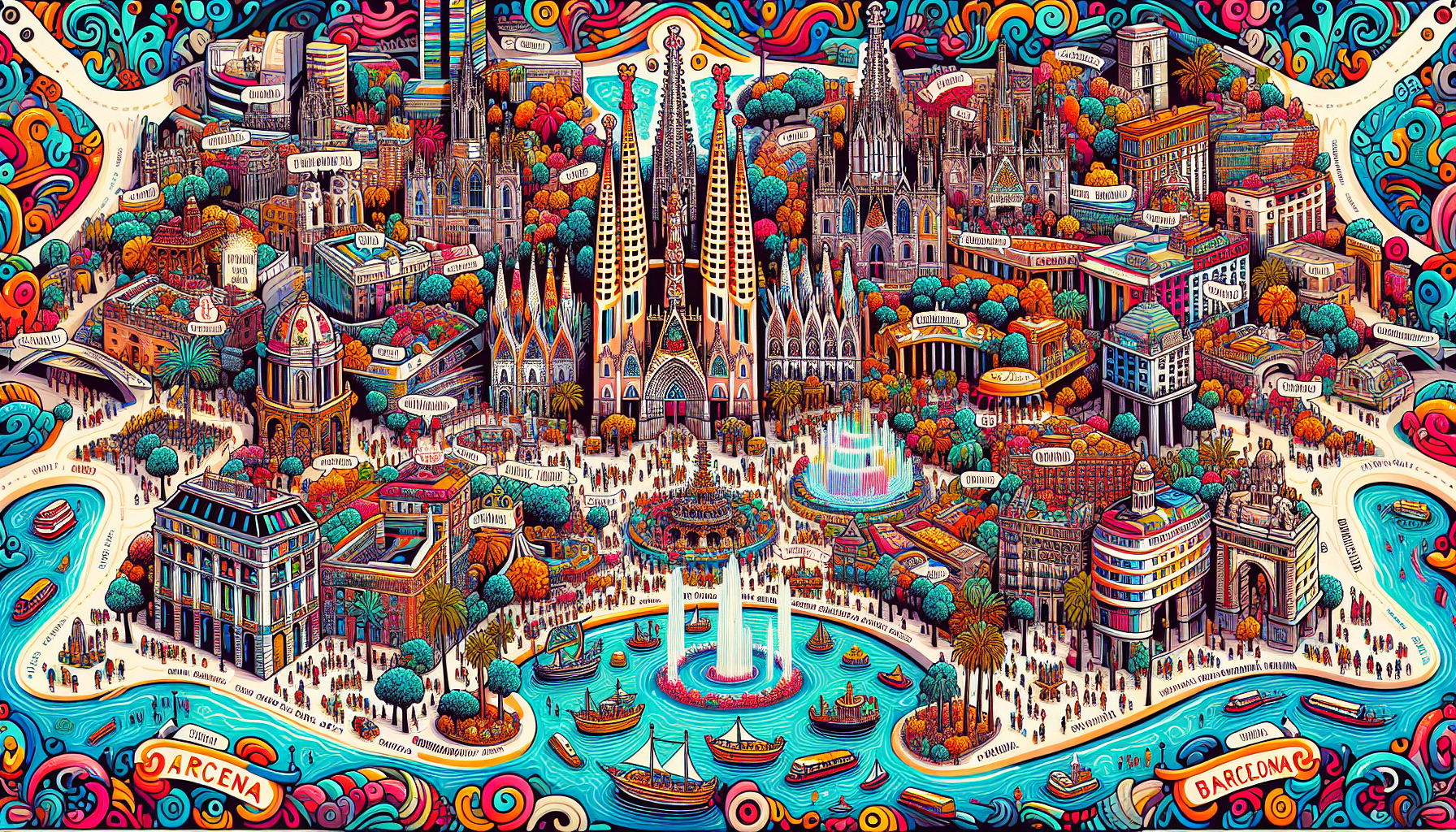 Barcelona Tourist Map PDF — Your Creative Escapes
