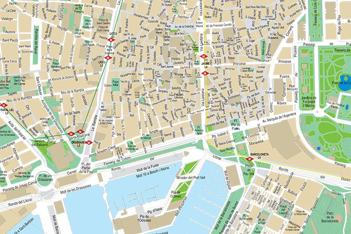 Barcelona Tourist Map PDF — Your Creative Escapes