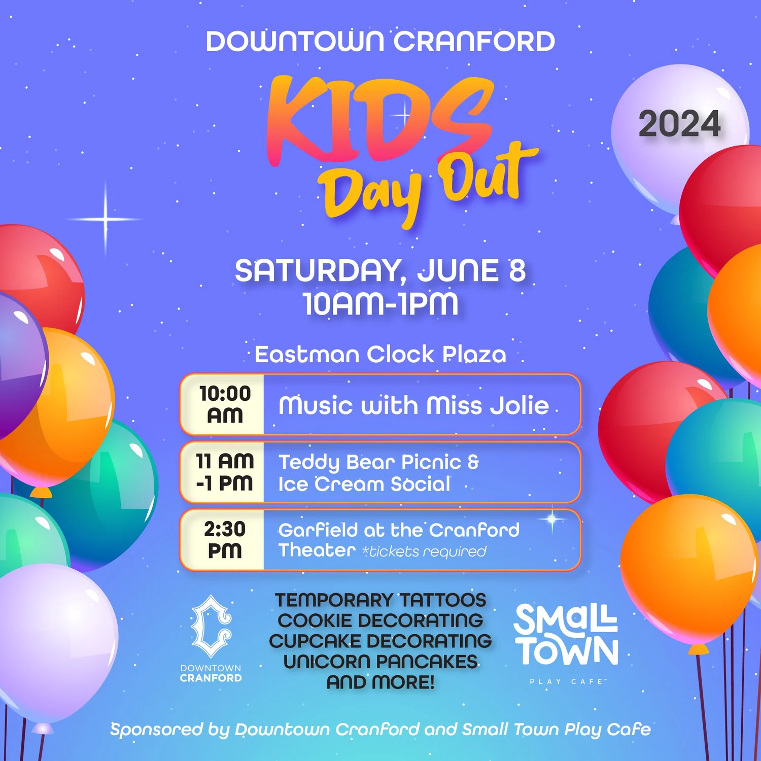 Kids Day Out Returns on June 8th! - Downtown Cranford